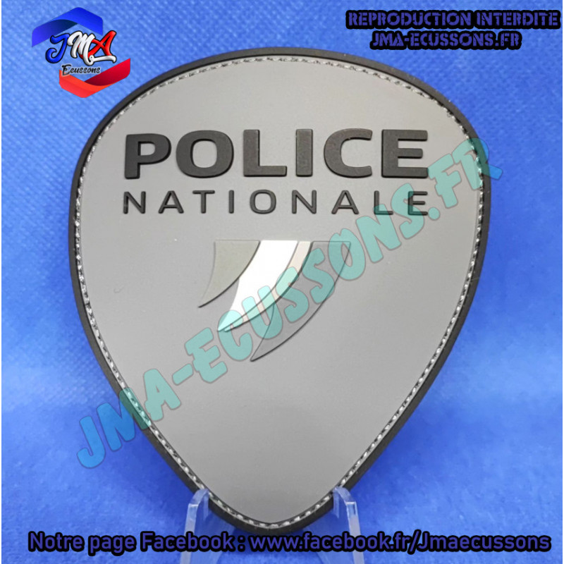 Ecusson Fer Epaule Police Nationale 2021 modèle Gris